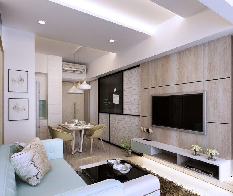 The Trilinq, 3 Bedroom Condo | Reno Loft Interior Design